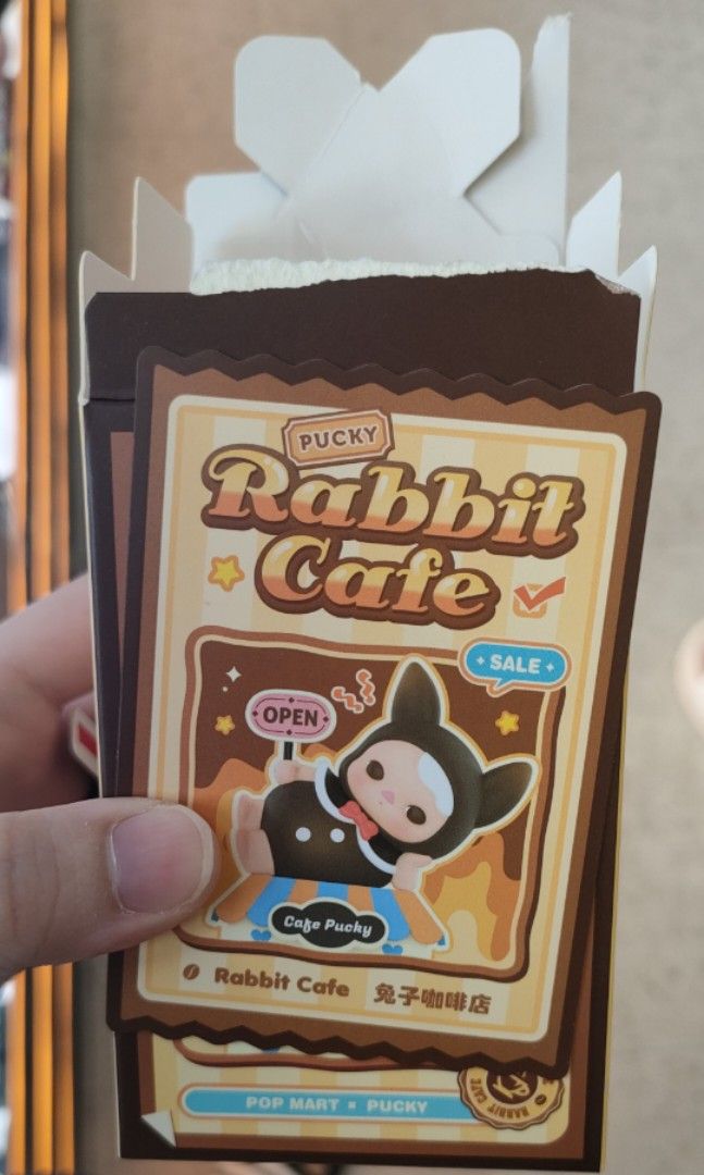 POPMART Pucky Rabbit Cafe Series, Hobbies & Toys, Toys & Games on Carousell