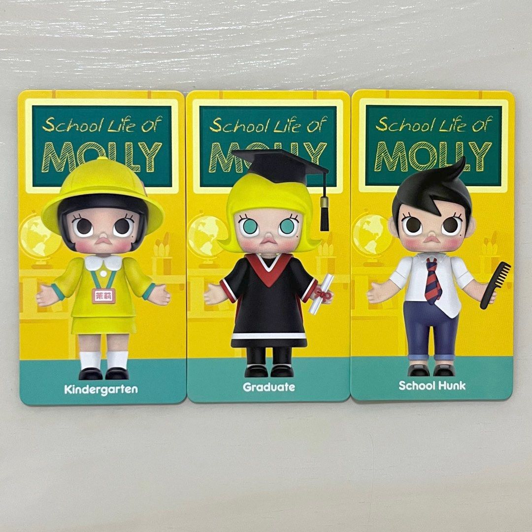 Popmart School Life of Molly, Hobbies & Toys, Toys & Games on Carousell