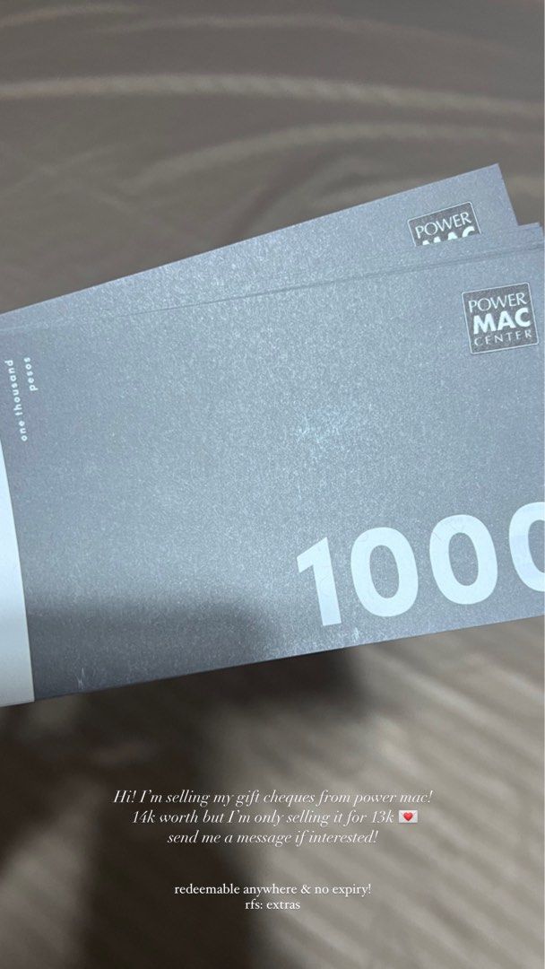 Power Mac Gift Cheques, Video Gaming, Gaming Accessories, Game Gift ...