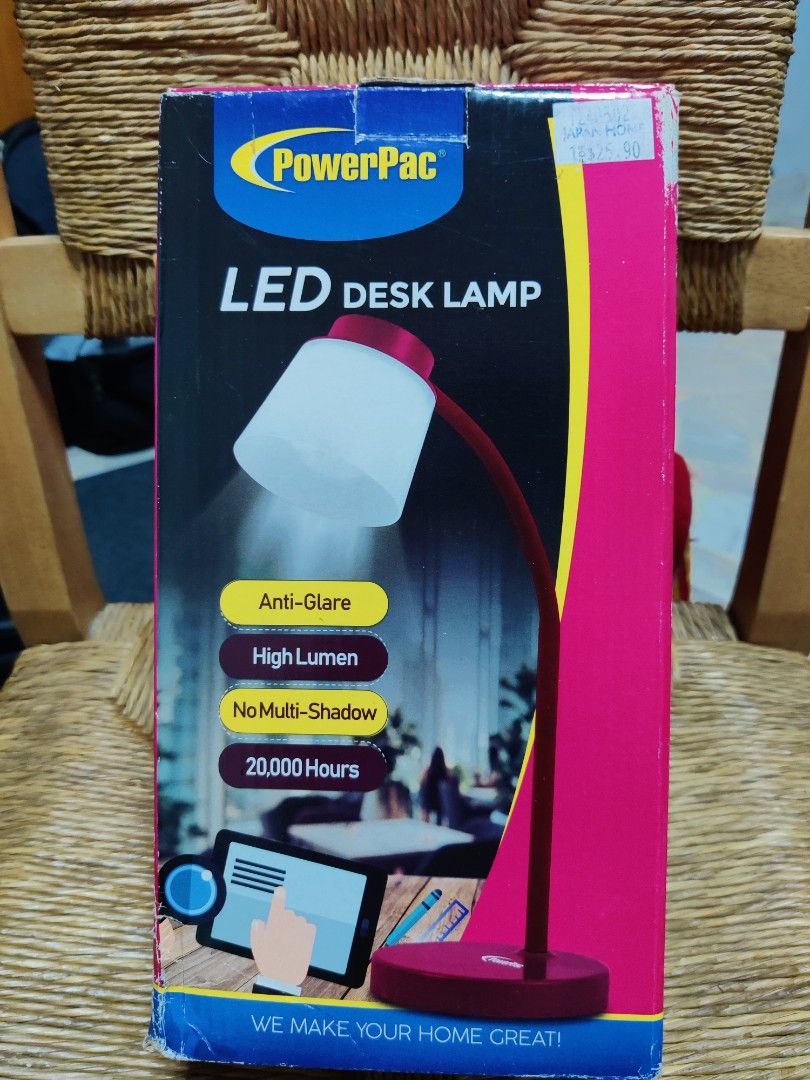 Powerpac LED Desk Lamp, Furniture & Home Living, Lighting & Fans ...