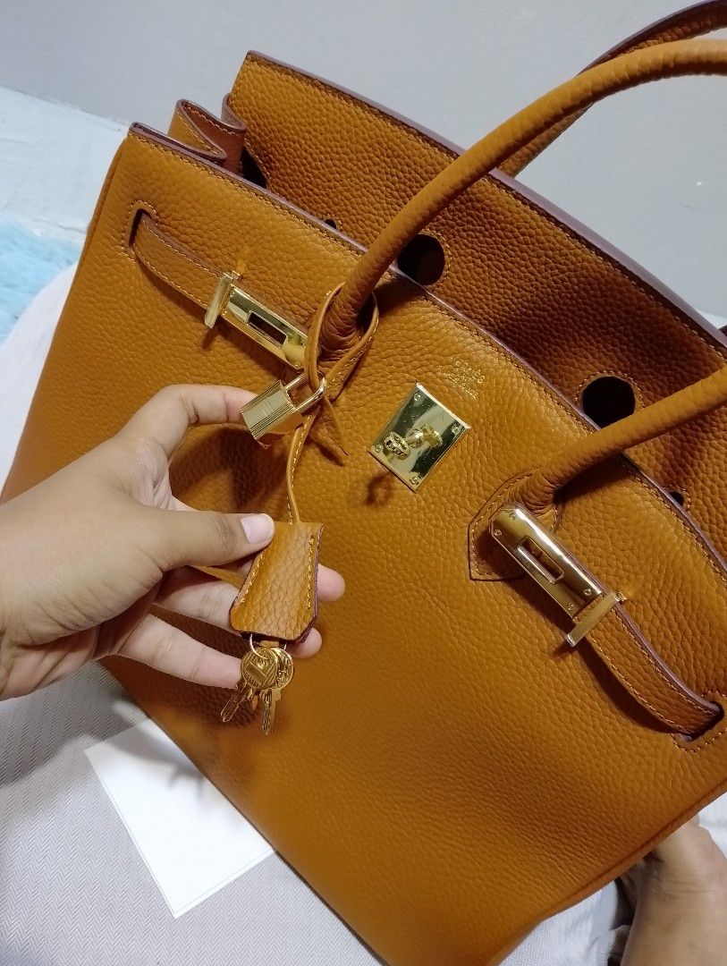 Preloved hermes birkin tan brown on Carousell