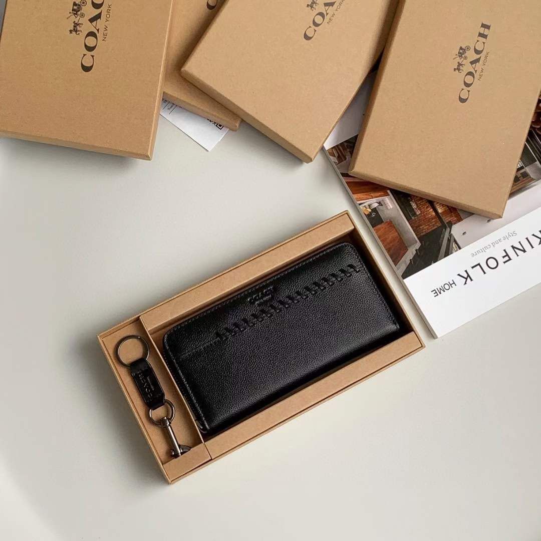 (Preorder & fixed $) Coach long Wallet, Luxury, Bags & Wallets on Carousell