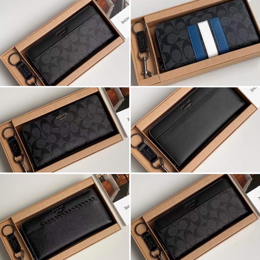 (Preorder & fixed $) Coach long Wallet, Luxury, Bags & Wallets on Carousell