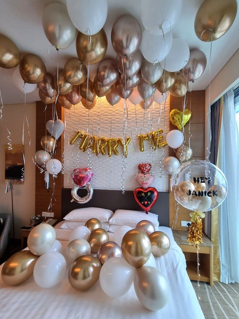 Proposal decorations, marry me set up, birthday decorations, Hobbies ...