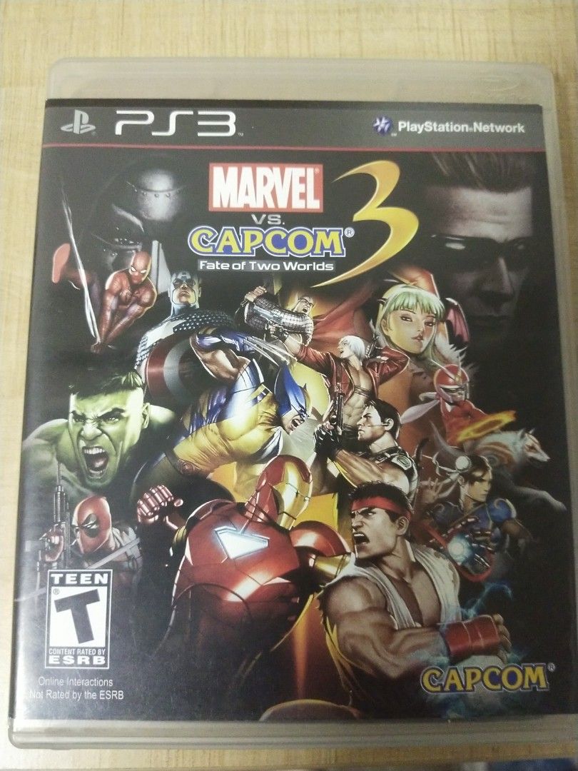Ps3 marvel vs Capcom 3, Video Gaming, Video Games, PlayStation on Carousell