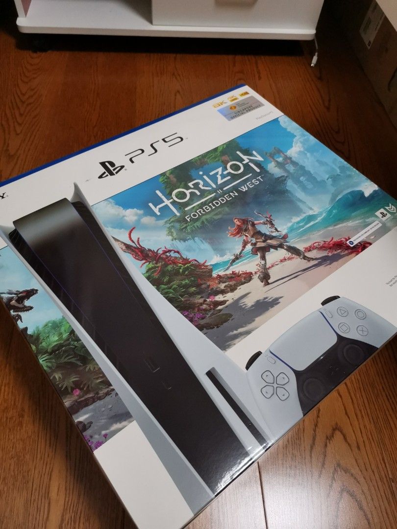 PS5 hfw playstation 5 disc (brand new) sg set 1 controller, Video ...