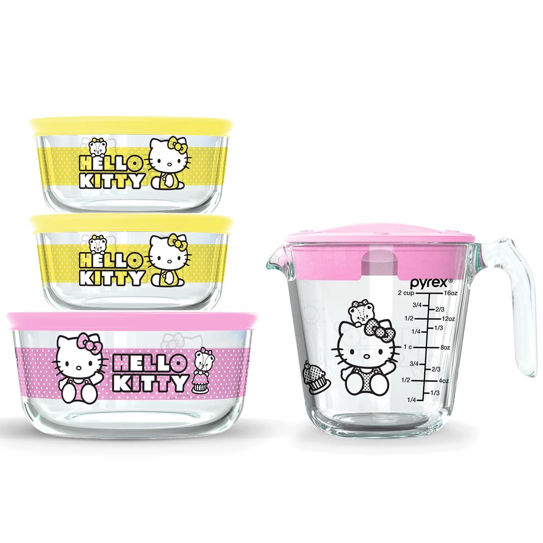 Pyrex x Hello Kitty, Furniture & Home Living, Kitchenware & Tableware ...