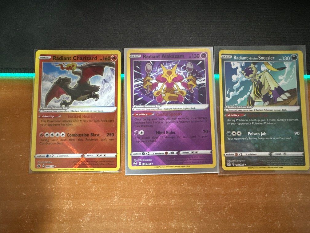 Radiant Charizard pokemon, Hobbies & Toys, Toys & Games on Carousell