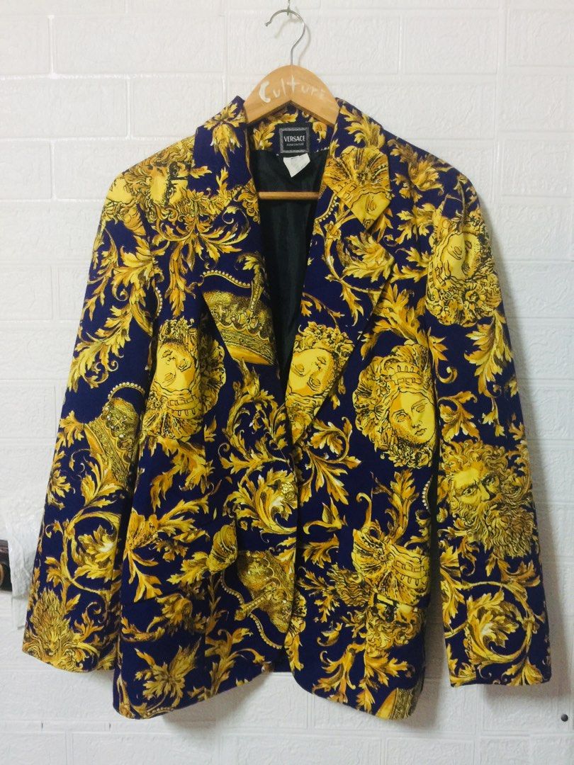 Rare Versace coat, Luxury, Apparel on Carousell