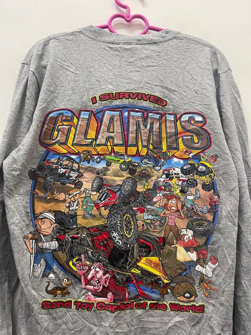 Rare Vintage I SURVIVED GLAMIS, Men's Fashion, Tops & Sets, Tshirts ...