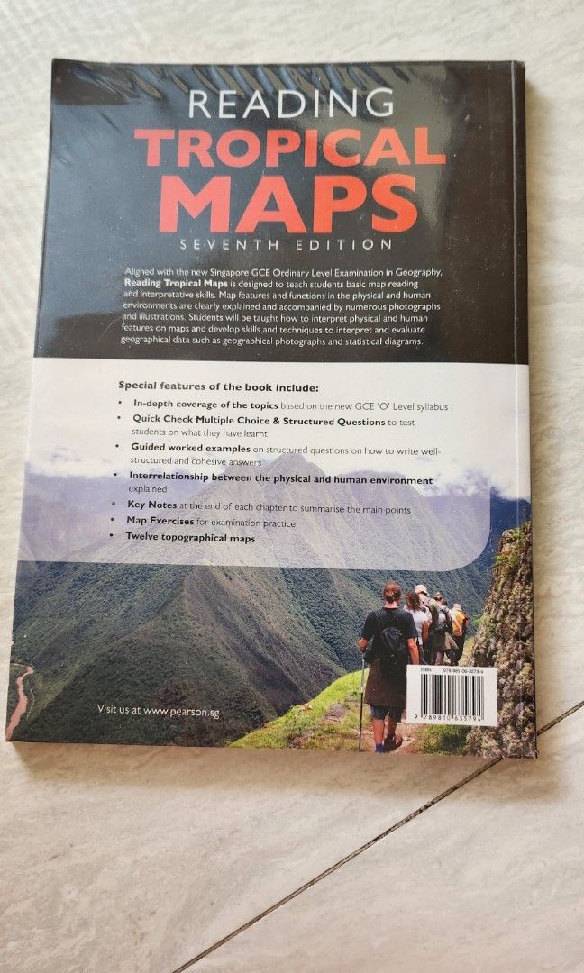 Reading Tropical Maps 7th Edition Secondary Geography Textbook, Hobbies ...