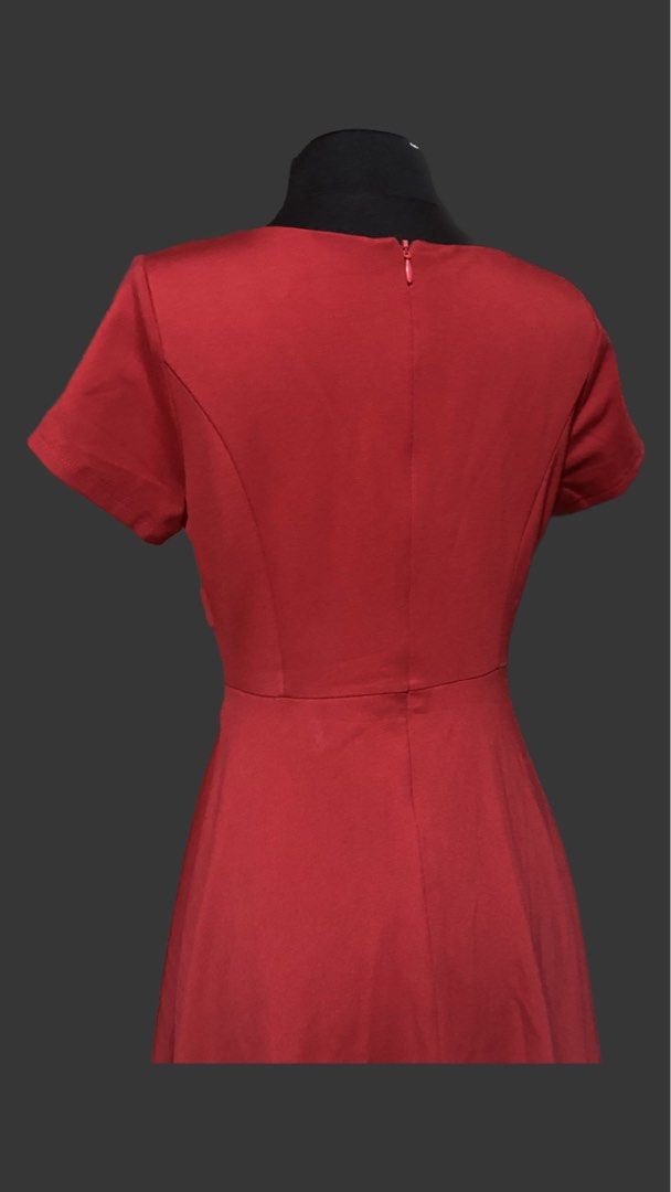 Red Semi-Formal Dress, Women's Fashion, Dresses & Sets, Dresses on ...