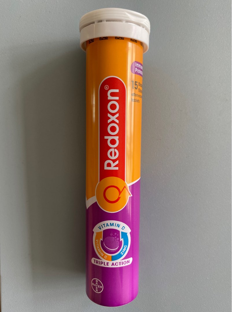 Redoxon - Triple action effervescent tablets, Health & Nutrition ...