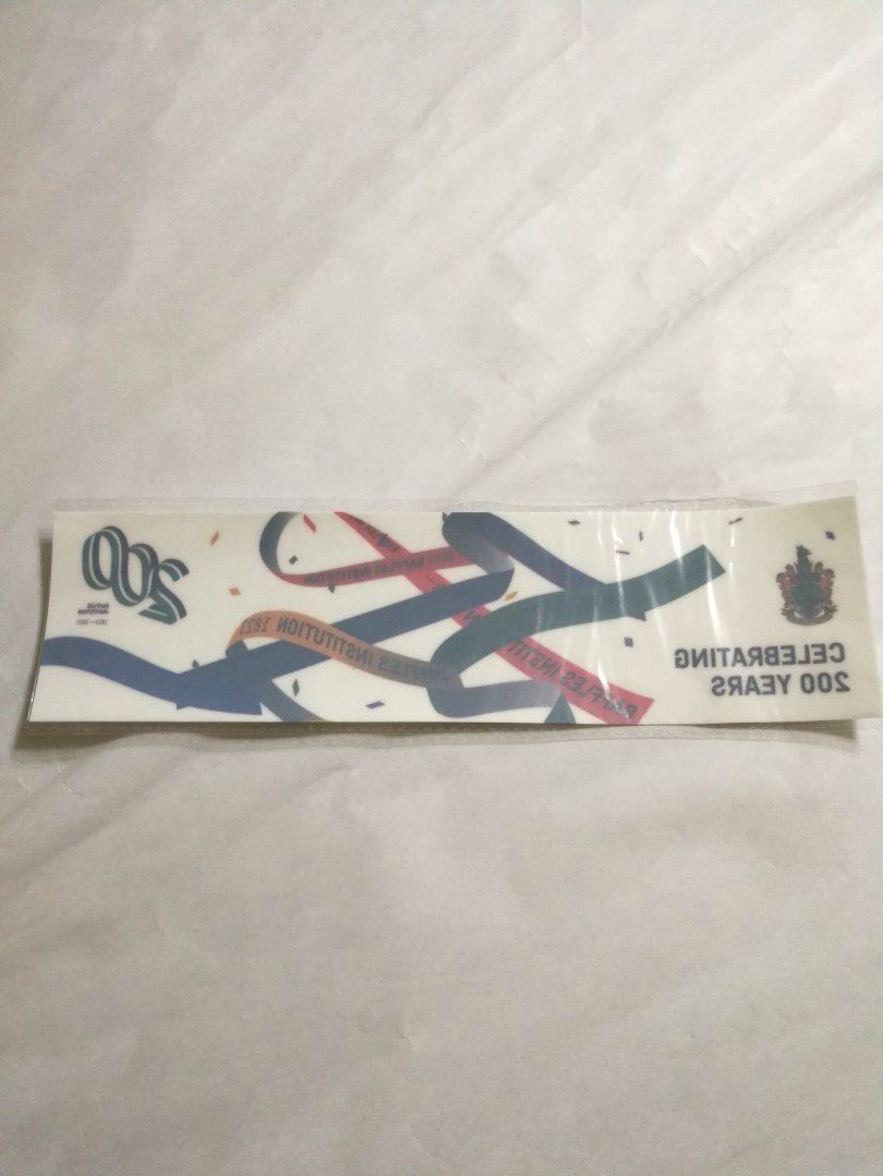 RI Car Decal 200 Years Celebration RJC Raffles Institute School ...