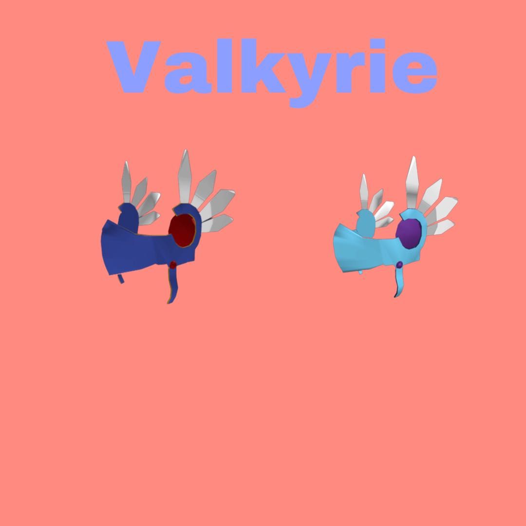 Roblox Limited : Valkrie Helm / Ice Valkyrie, 電子遊戲, 電子遊戲, 其他 - Carousell