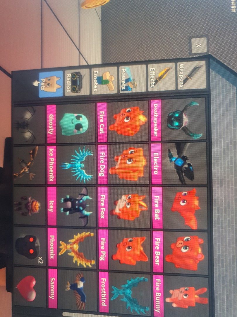 Roblox mm2 inventory, Video Gaming, Video Games, Others on Carousell