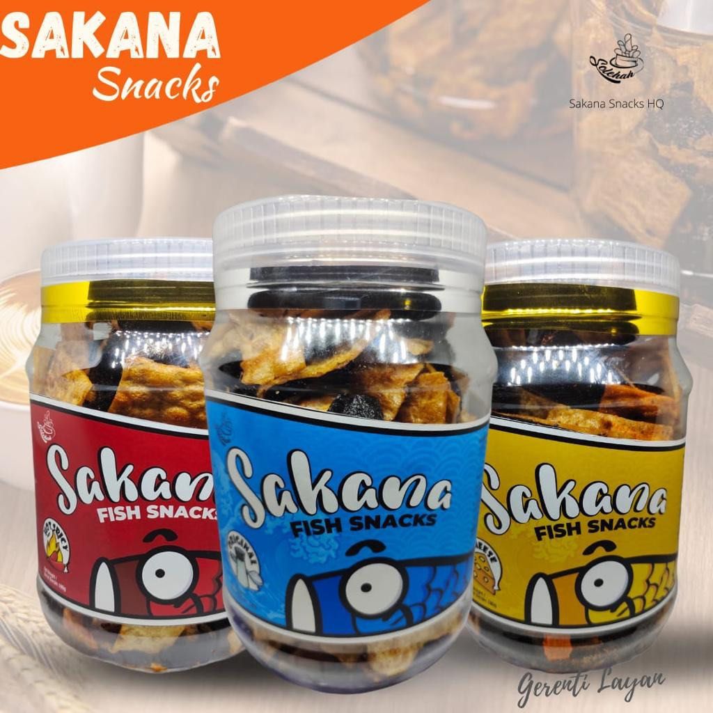 Sakana Fish Snacks, Food & Drinks, Packaged & Instant Food on Carousell
