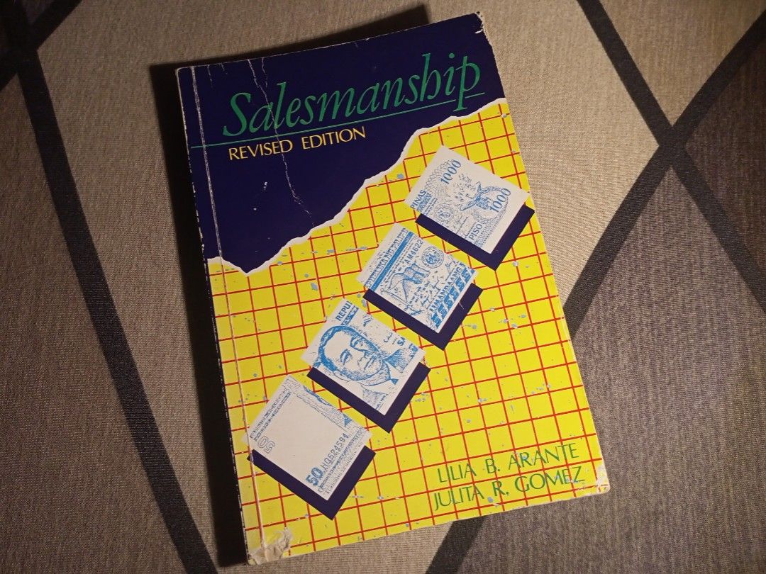 SALESMANSHIP BOOK BY ARANTE on Carousell