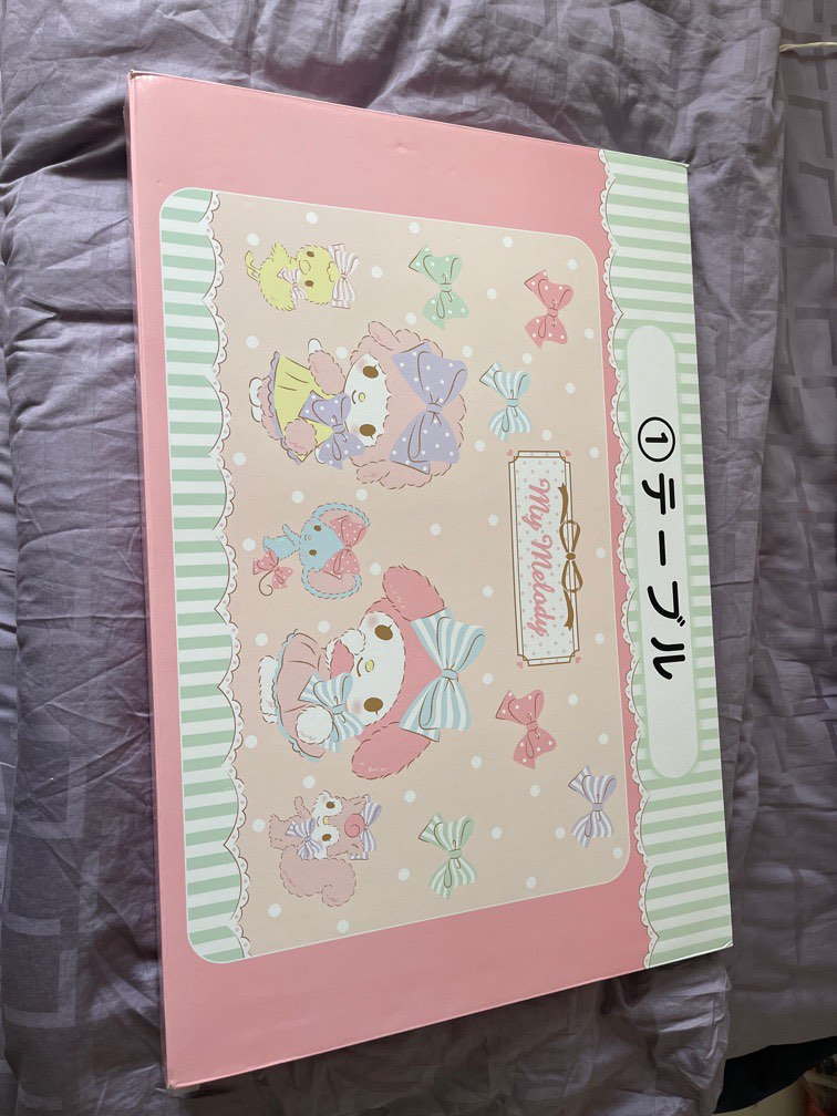 Sanrio My Melody & Piano Foldable Table, Furniture & Home Living ...