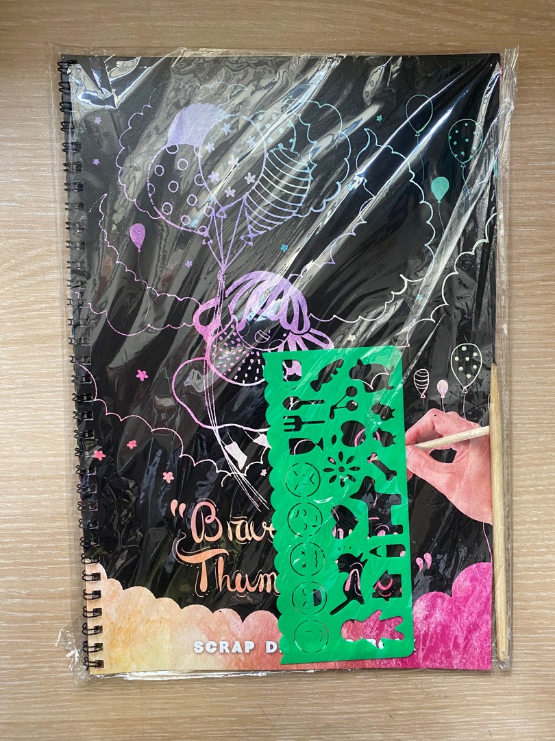 Scrap Drawing Book, 興趣及遊戲, 手作＆自家設計, 文具 - Carousell