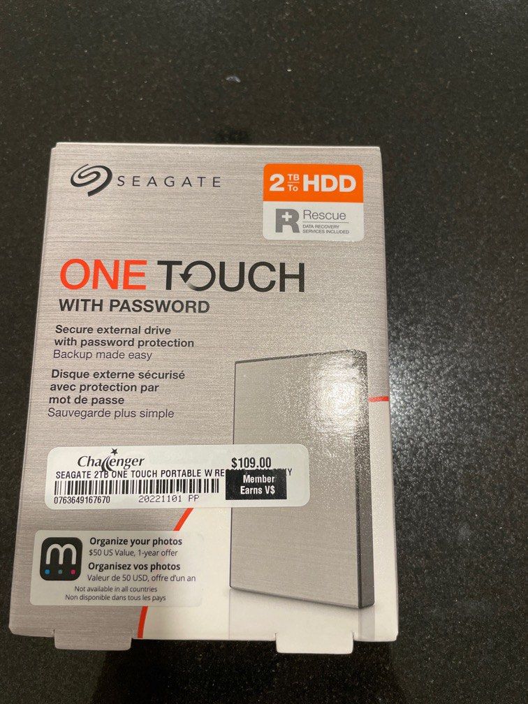 Seagate 2TB One Touch Portable HDD, Computers & Tech, Parts ...