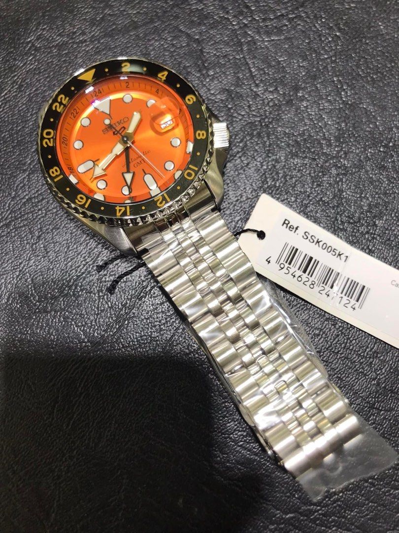 Seiko GMT SSK005 SSK005K SSK005K1, Men's Fashion, Watches & Accessories ...