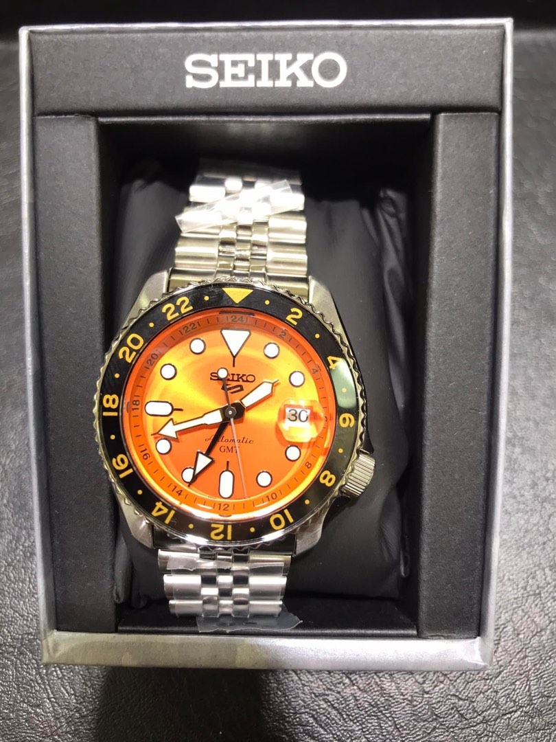 Seiko GMT SSK005 SSK005K SSK005K1, Men's Fashion, Watches & Accessories ...