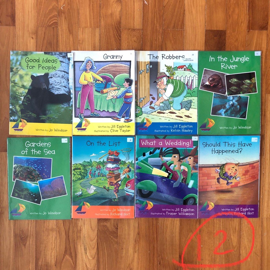 Set 10 to Set 12. Sets of phonics English story books phonics readers ...