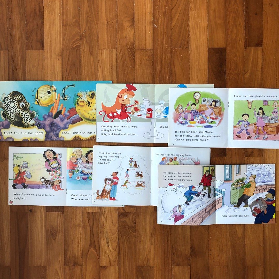Set 10 to Set 12. Sets of phonics English story books phonics readers ...