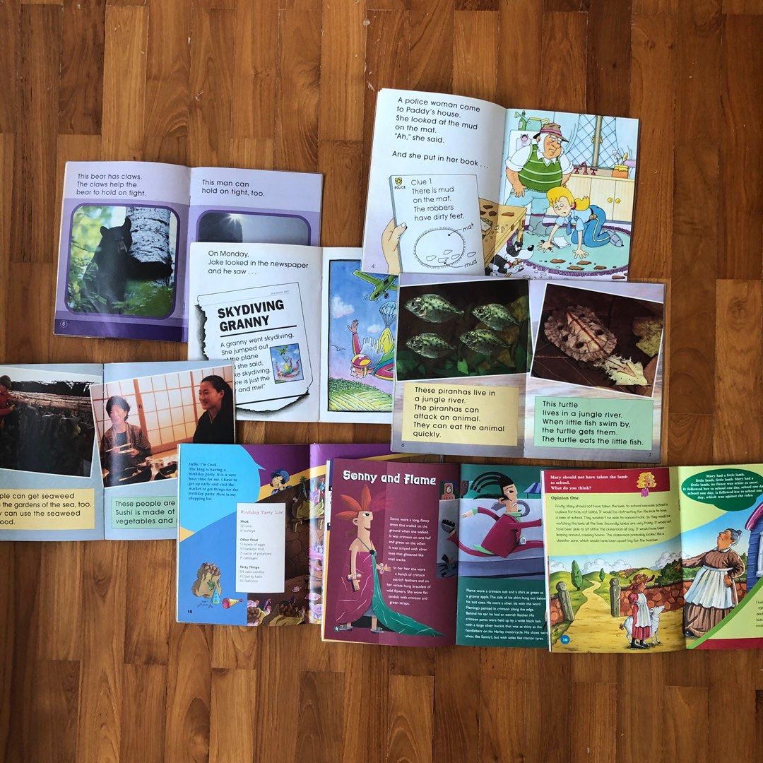 Set 10 to Set 12. Sets of phonics English story books phonics readers ...