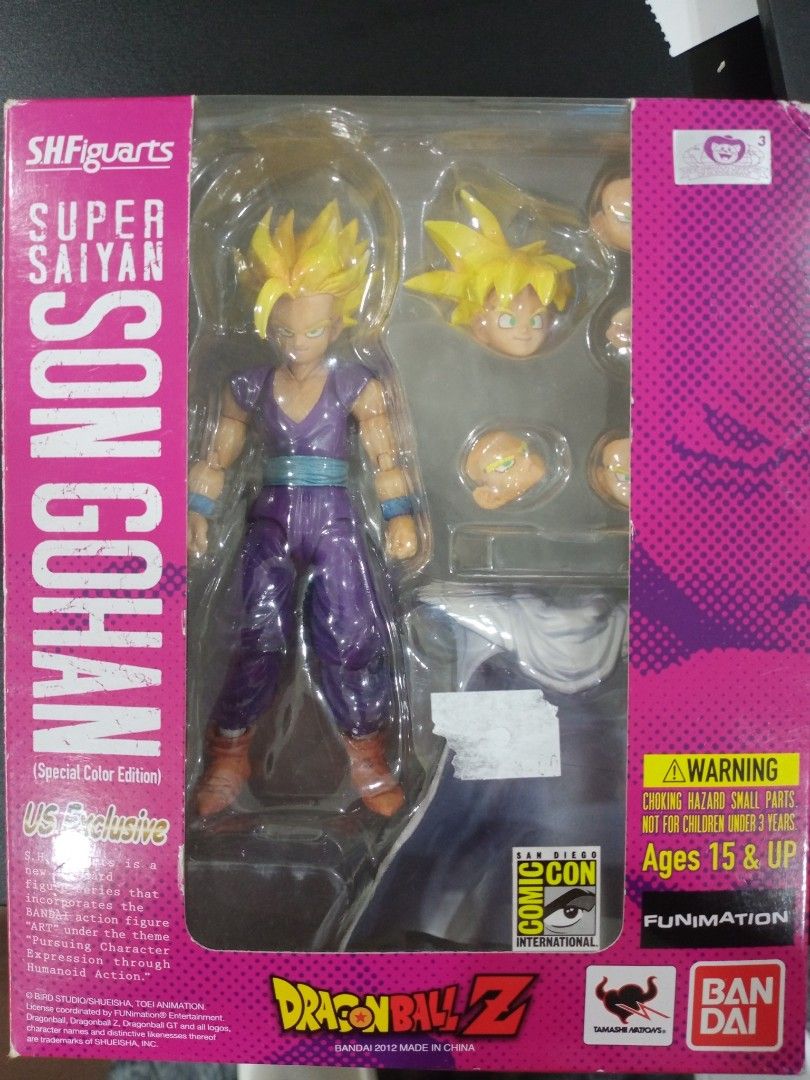 S.h.figuarts Super Saiyan Son Gohan SDCC version (2nd PC), Hobbies ...