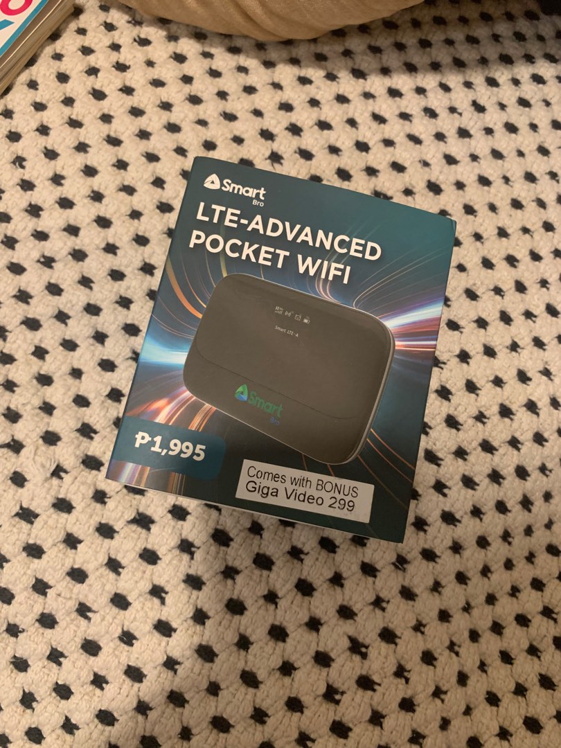 Smart Bro Prepaid LTE Advanced Pocket Wifi on Carousell