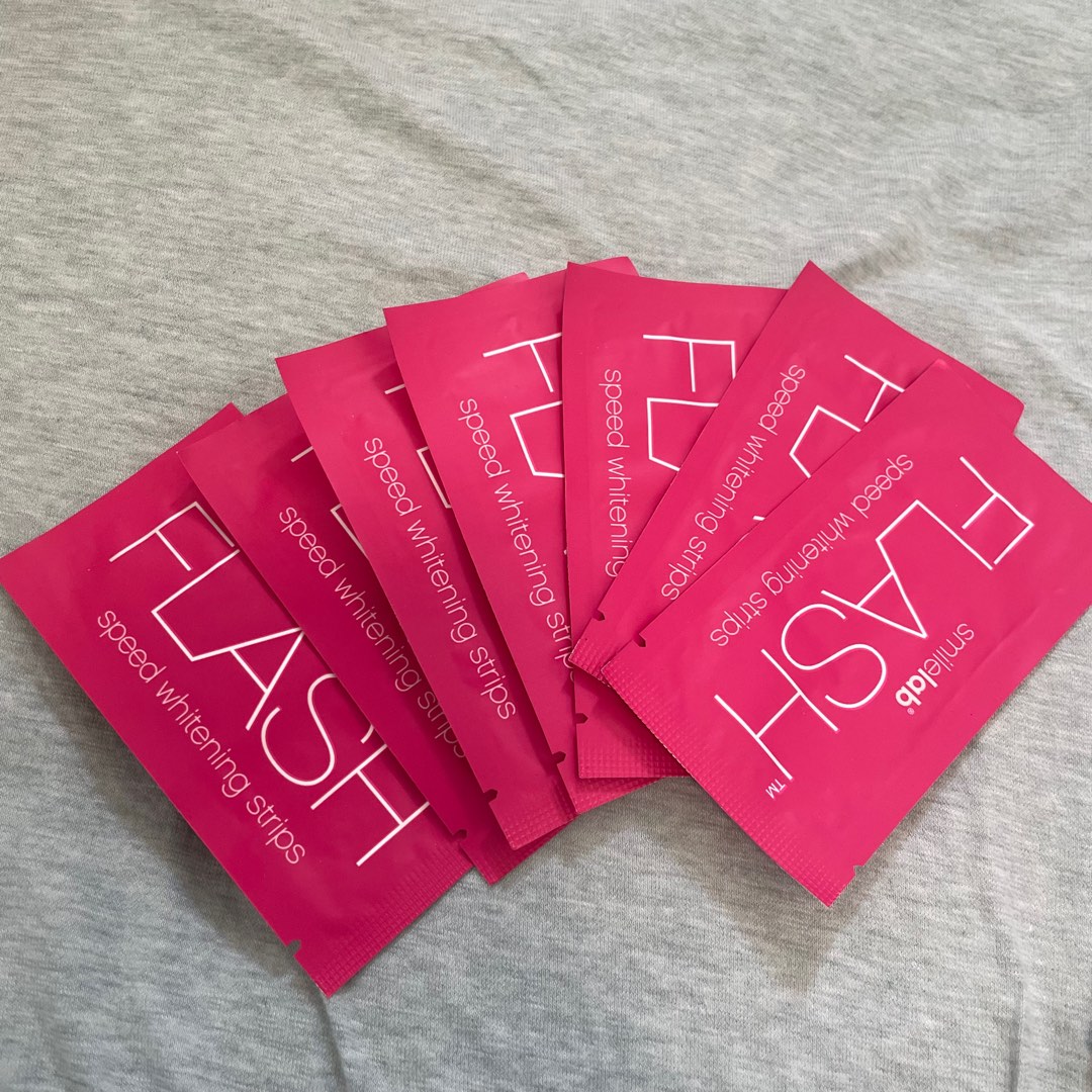 Smilelab flash speed whitening strips x7 pieces, 美容＆化妝品, 健康及美容 - 口腔護理 ...