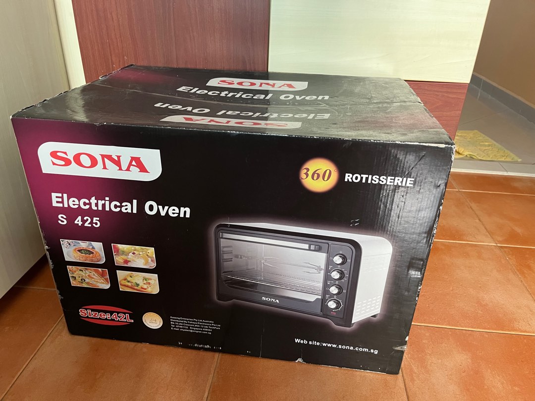 Sona electrical oven 45L s425, TV & Home Appliances, Kitchen Appliances, Ovens & Toasters on ...