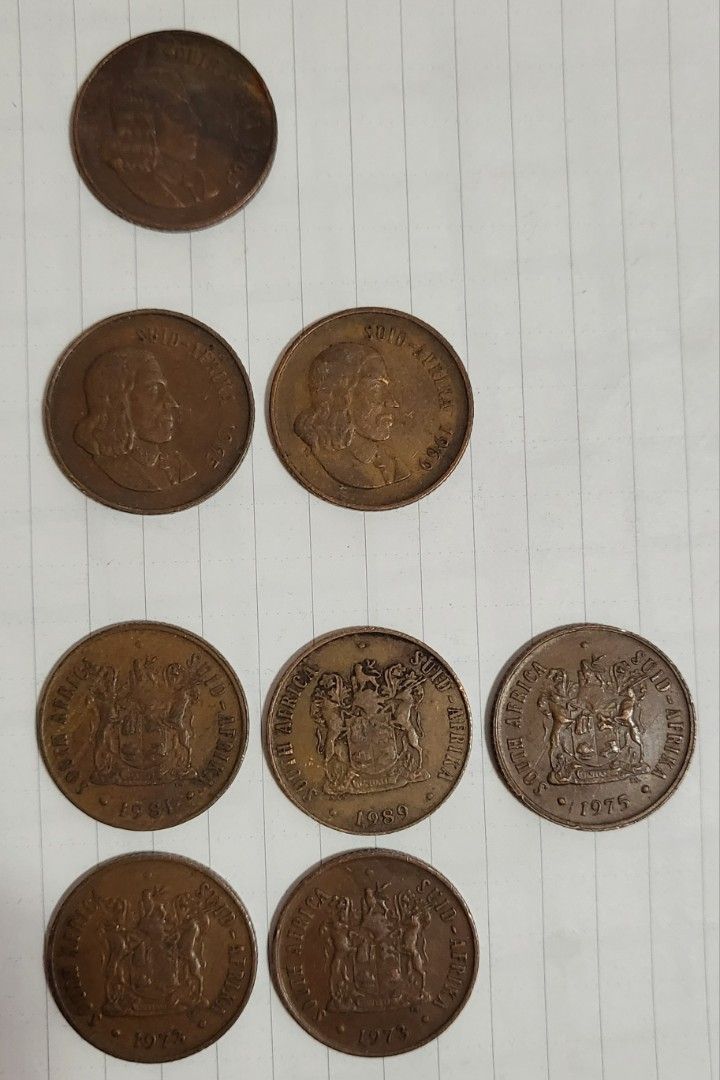 South Africa coins 2 cents 1965-2000, Hobbies & Toys, Memorabilia ...
