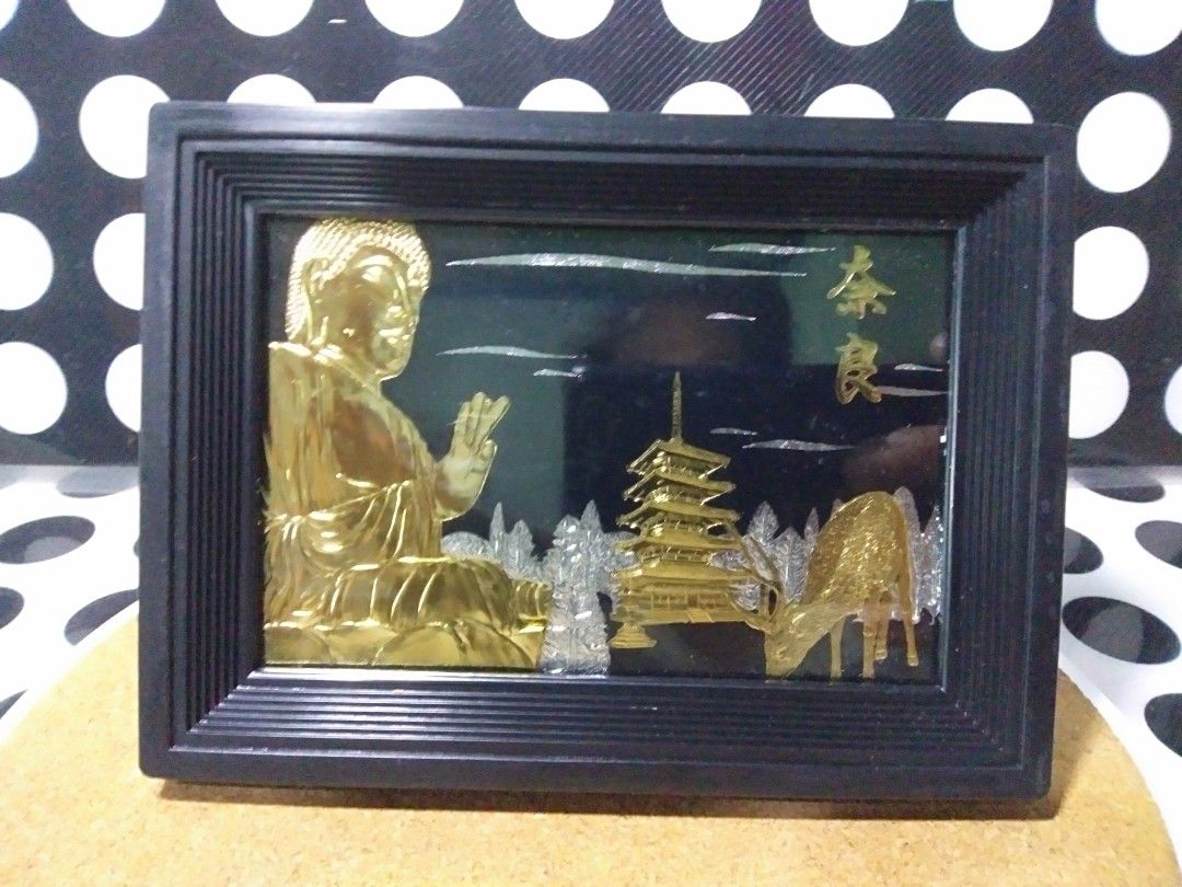 Souvenir Buddha Temple Frame From NARA , JAPAN, Furniture & Home Living ...