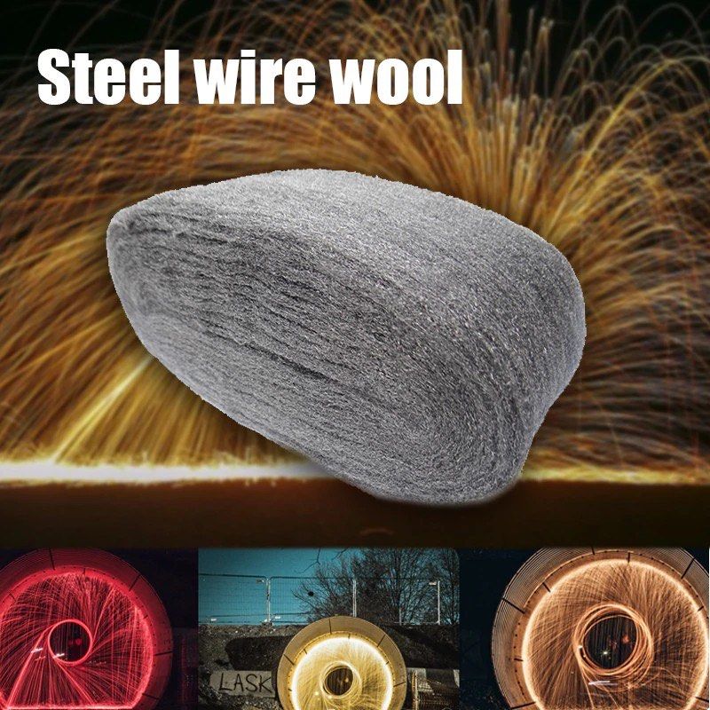 Steel Wool Grade #0000 (100g) Finest Steel Wool Wire Wool for Polishing ...