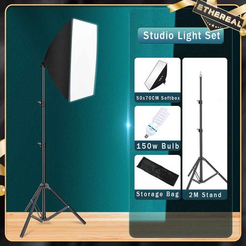Studio Lighting Set / Photography Lighting Kit / Lampu Live, Furniture ...