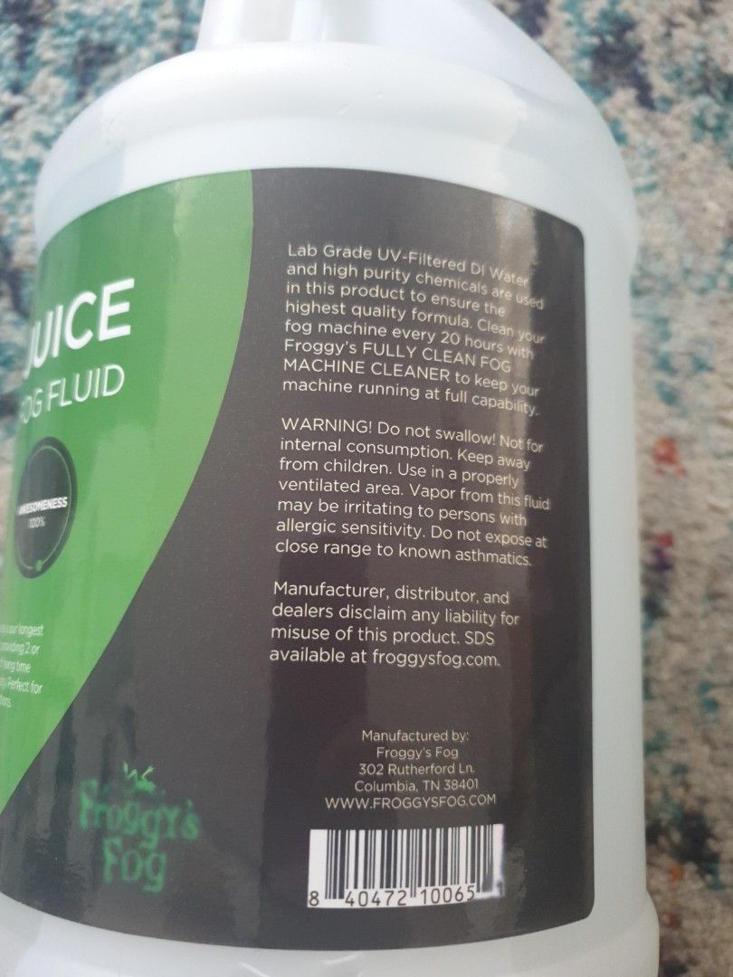 Swamp Juice for fog machine, Hobbies & Toys, Stationery & Craft ...