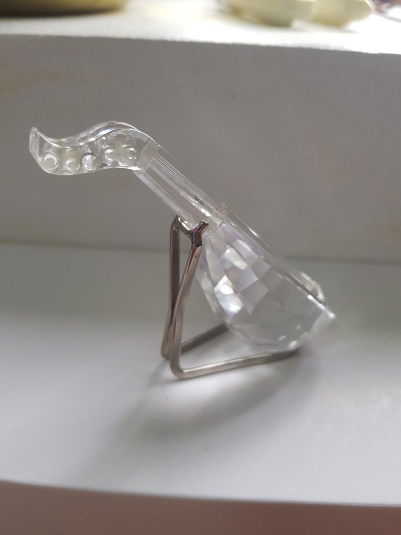 Swarovski Crystal Musical Instrument with Stand on Carousell