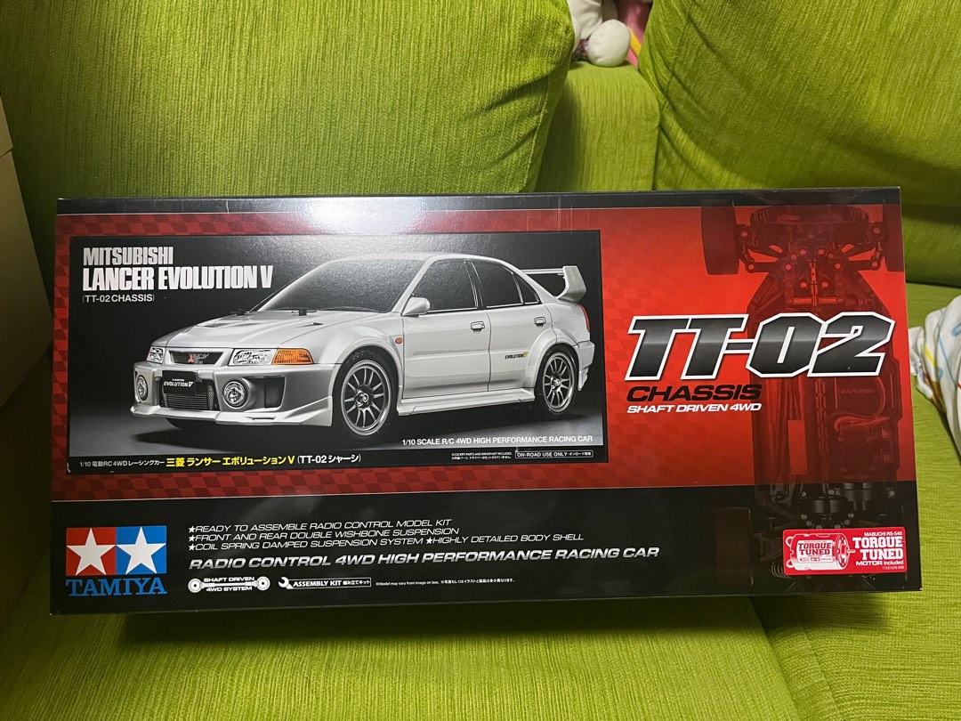 NEW STOCKS INCOMING - Tamiya Mitsubishi Lancer Evo V TT02 - New Stock ...