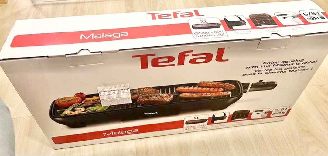 Tefal table Grill plancha Malaga, TV & Home Appliances, Kitchen ...