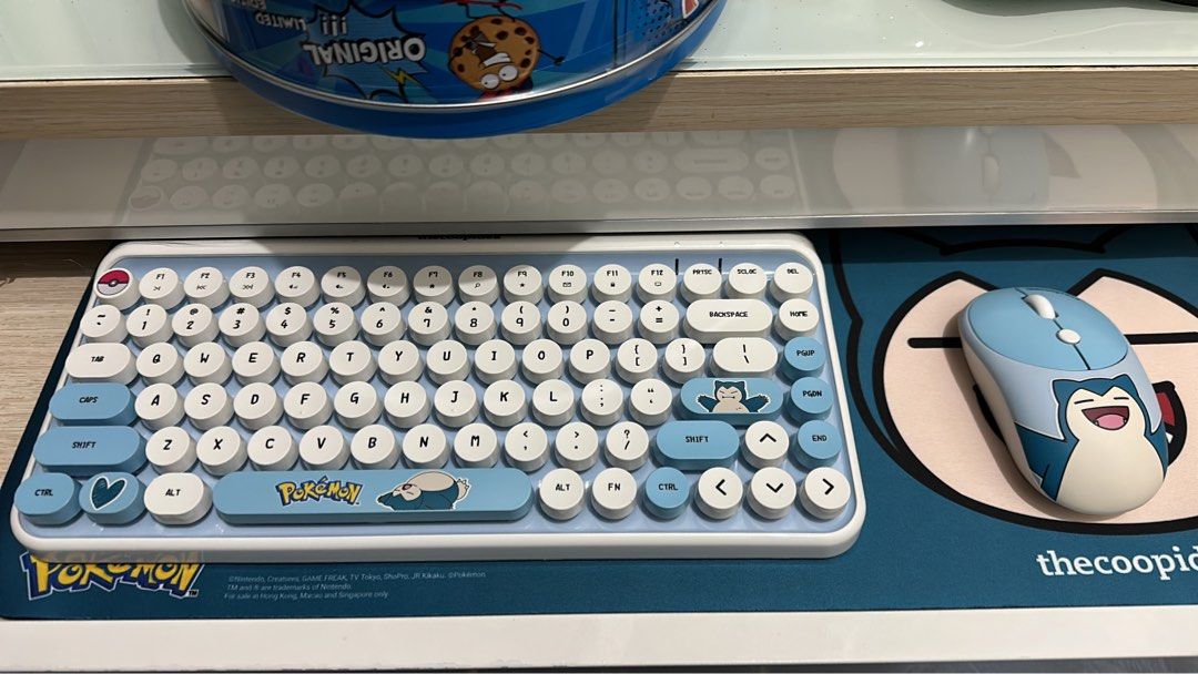 The coopidea pokemon keyboard set, 電腦＆科技, 電腦周邊及配件, 電腦滑鼠及相關產品 - Carousell