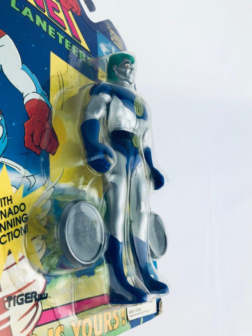 TIGER ELECTRONICS CAPTAIN PLANET TORNADO CAPTAIN PLANET ACTION FIGURE ...