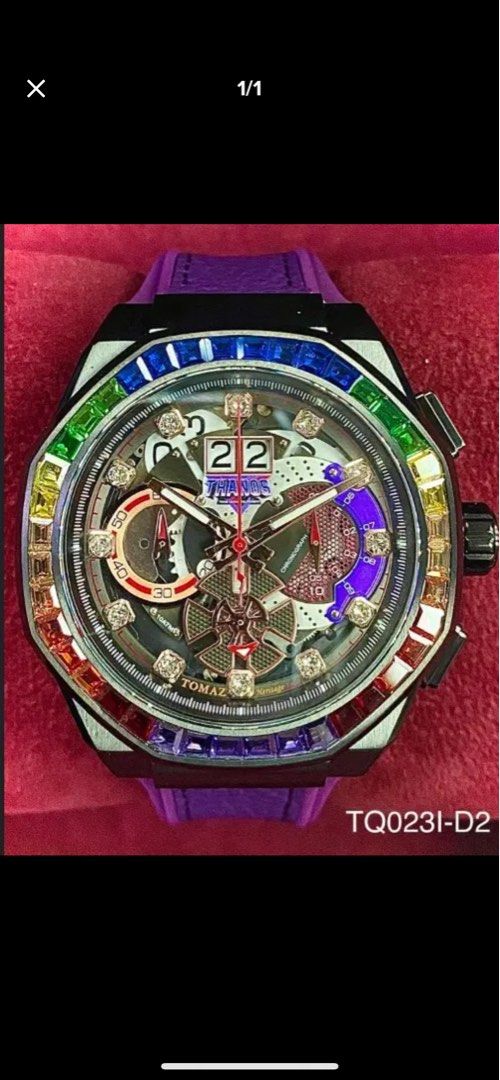 TOMAZ Marvel Thanos Watch, Luxury, Watches on Carousell