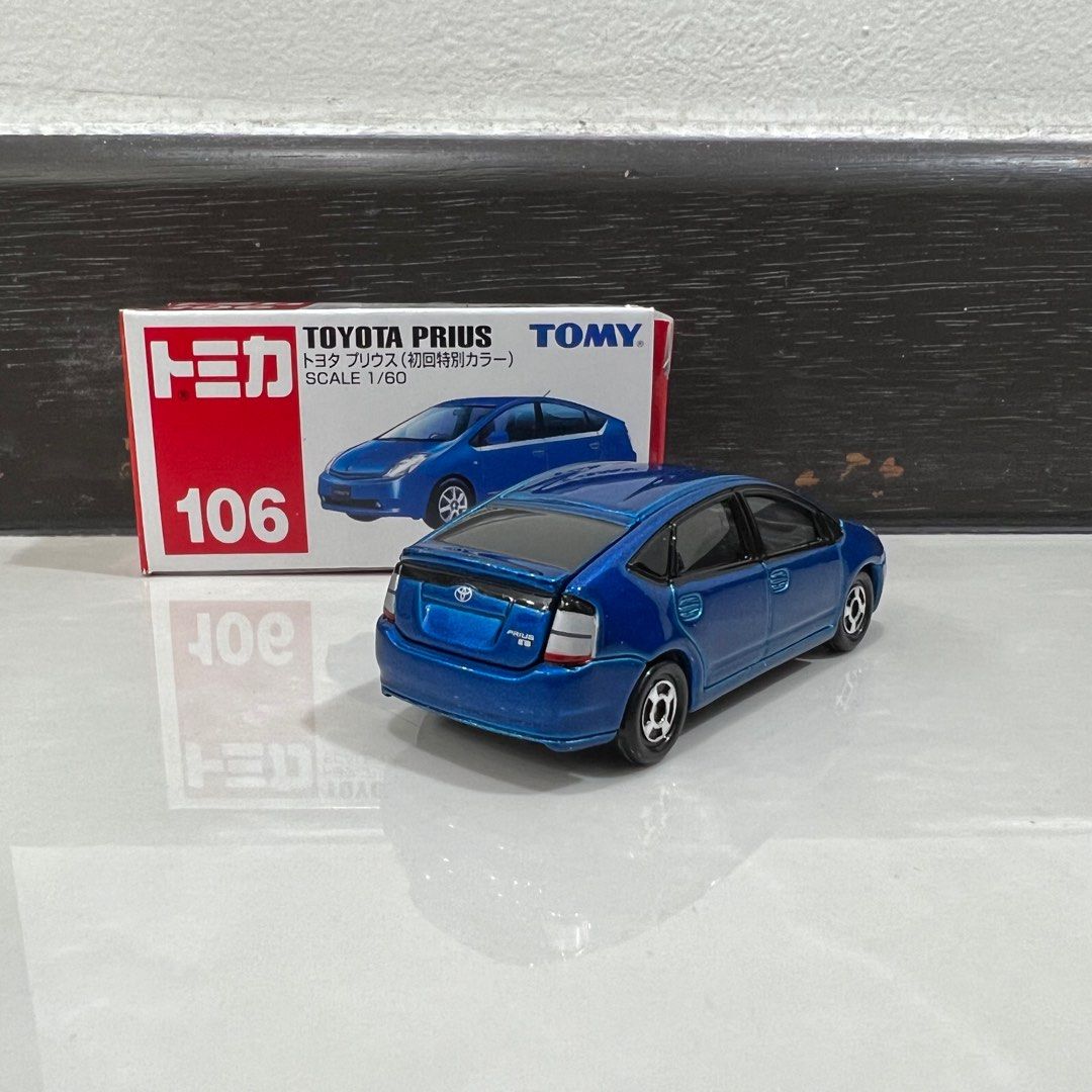 Tomica #106 Toyota Prius (Blue), Hobbies & Toys, Toys & Games on Carousell