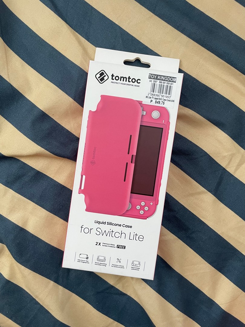 Tomtoc Liquid Silicone Case for Switch Lite (Coral), Video Gaming, Gaming Accessories, Cases ...
