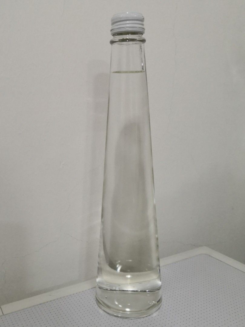 Tower/pyramid shape glass bottle, Furniture & Home Living, Home Decor ...