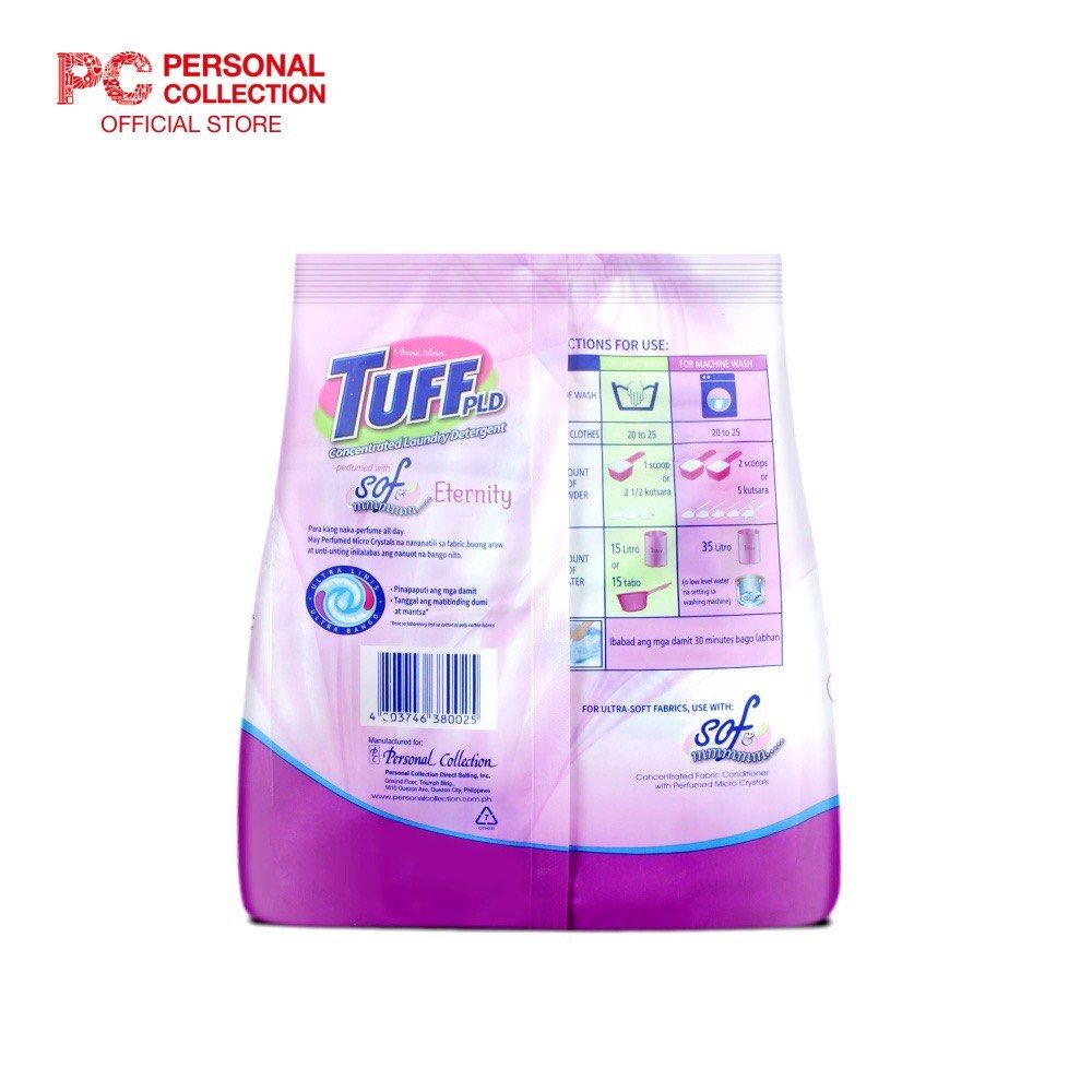 Tuff Powder Laundry Detergent with Eternity 800g Personal Collection ...