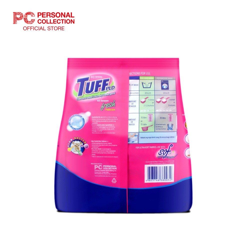 Tuff Powder Laundry Detergent Active Clean 800g Personal Collection on ...